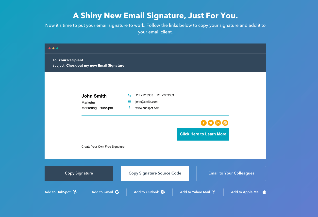 Reply’s Free Email Signature Generator Helps Create Signatures That ...